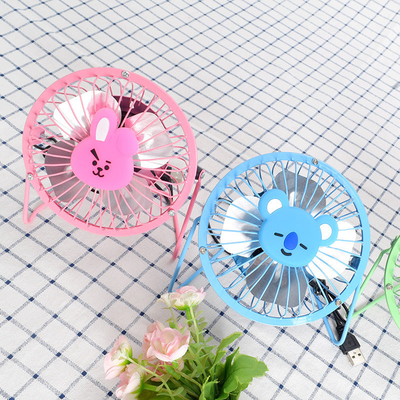BTS BT21 Cute Stylish Steel Fans – Sevennn